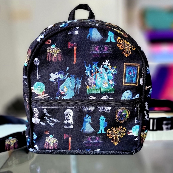 Hand Crafted | Bags | Disney Haunted Mansion Black Mini Backpack | Poshmark